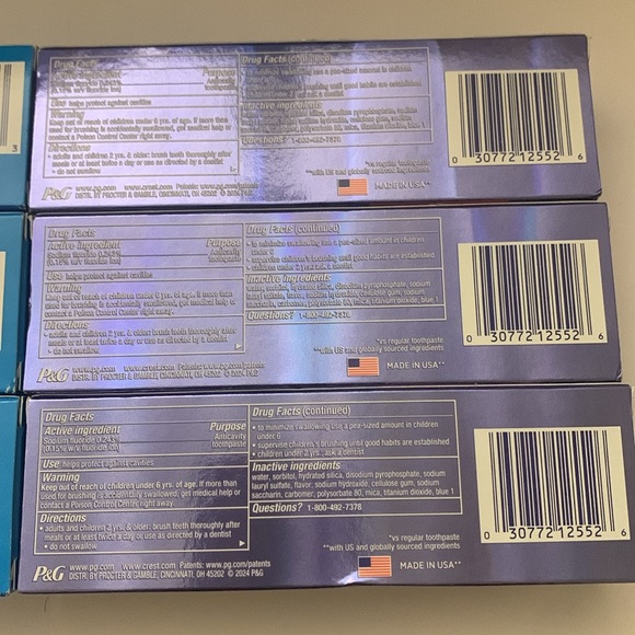Crest | Other | Crest Pro Health And 3d White Toothpaste And Oral B ...
